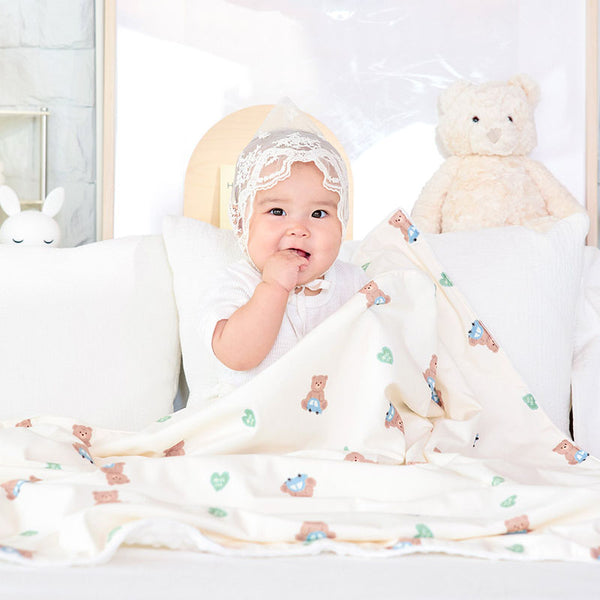 Bebenuvo Double Blanket-Cingcing Bear – Bebeang Baby
