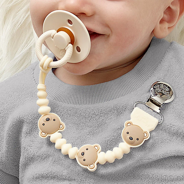 Itzy Ritzy Sweetie Strap Plus - Theo the Bear – Bebeang Baby